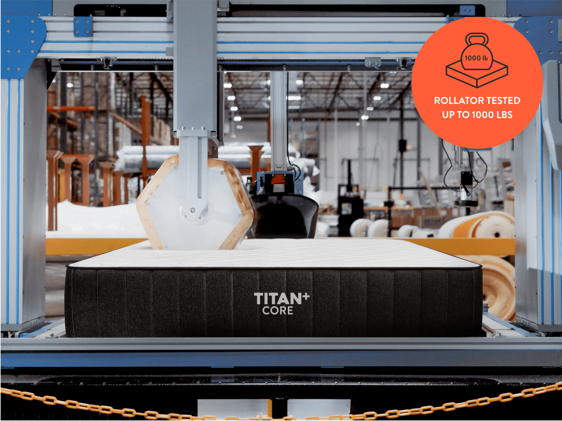 The Titan Plus Core Hybrid Mattress for Plus Size Sleepers - RV