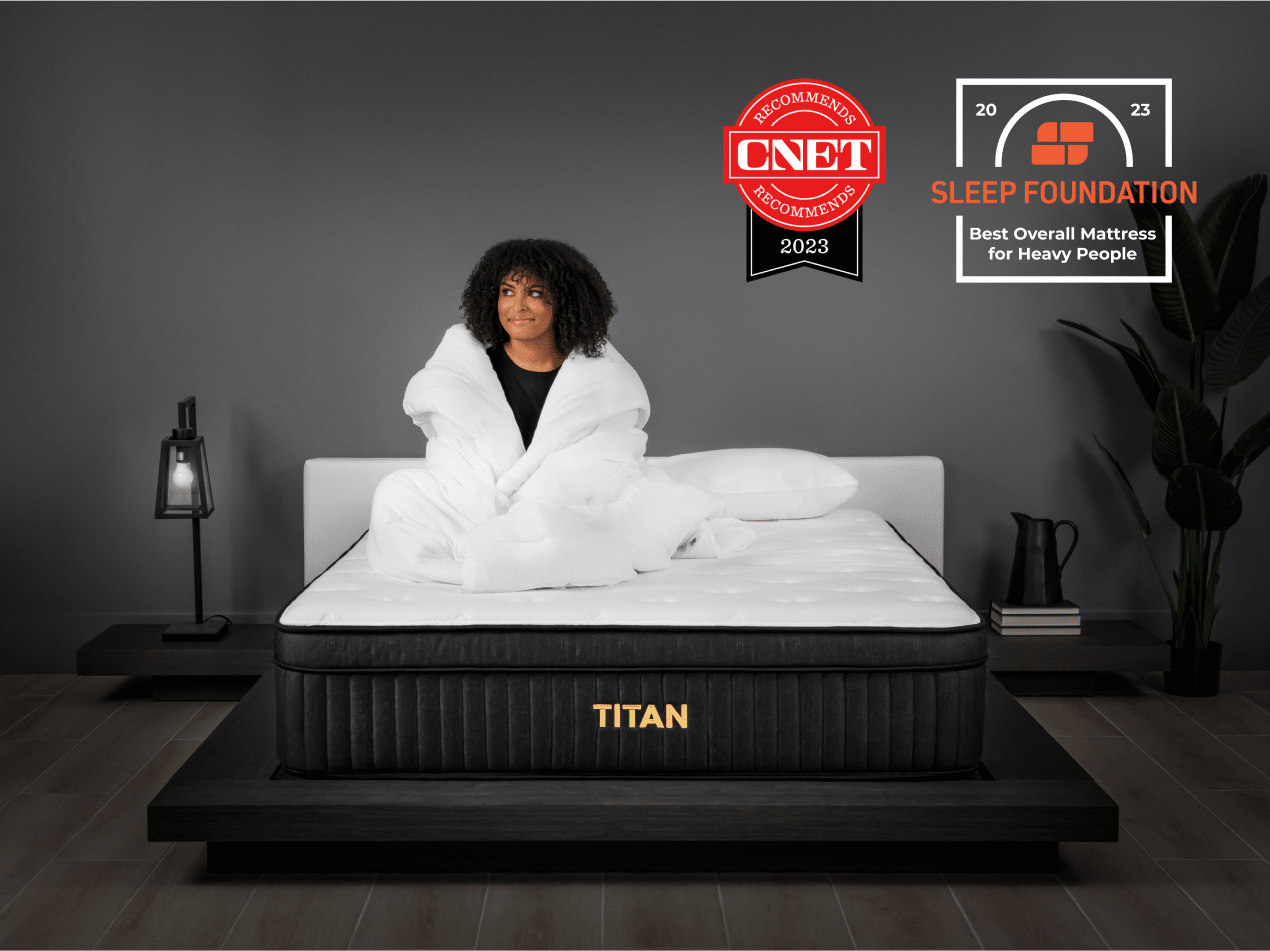 Titan Plus Luxe Mattress - Comfort & Durability for Plus Size Sleep - Titan