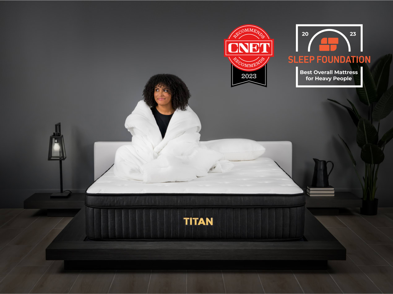 Titan Plus Luxe Mattress - Comfort & Durability for Plus Size Sleep - Titan