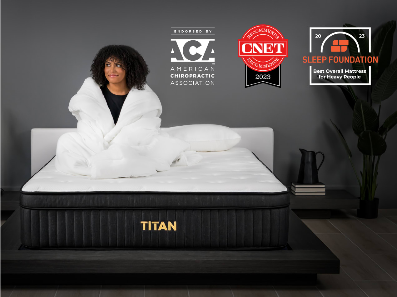 Titan Plus Luxe Mattress - Comfort & Durability for Plus Size Sleep - Titan