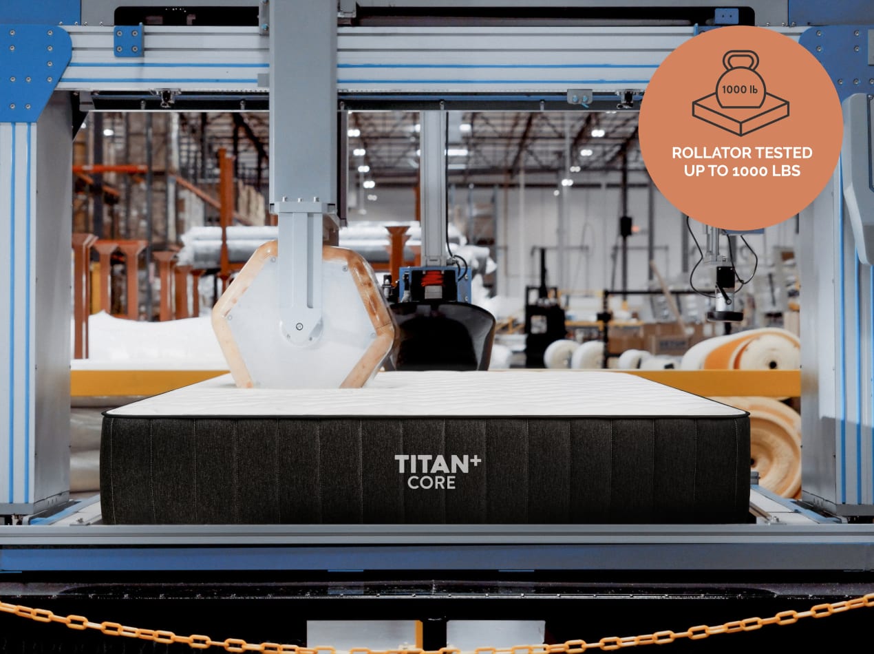 The Titan Plus Core Hybrid Mattress for Plus Size Sleepers - RV