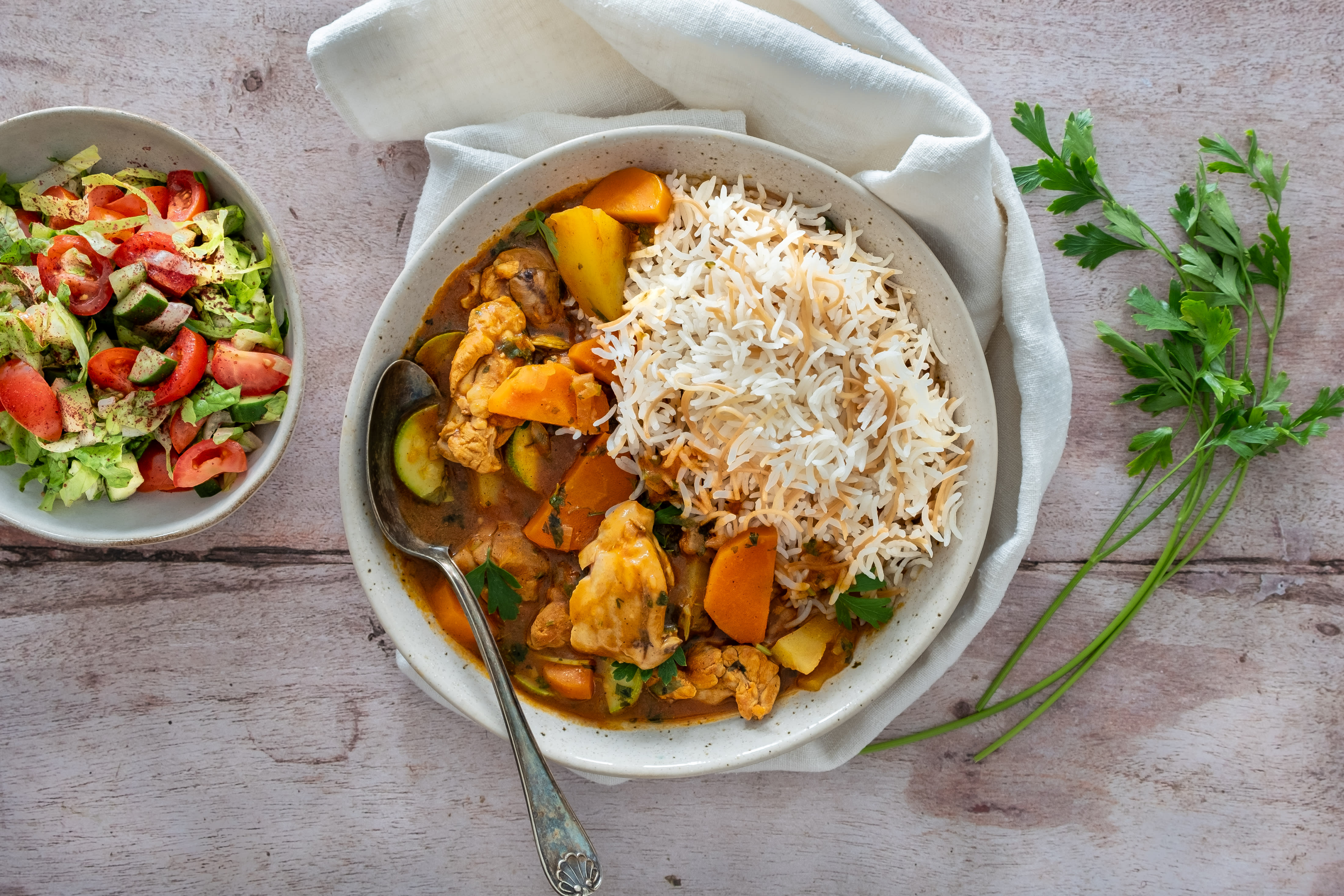 Chicken Salona: Emirati-Style Chicken Stew with Vermicelli Rice | Hello ...