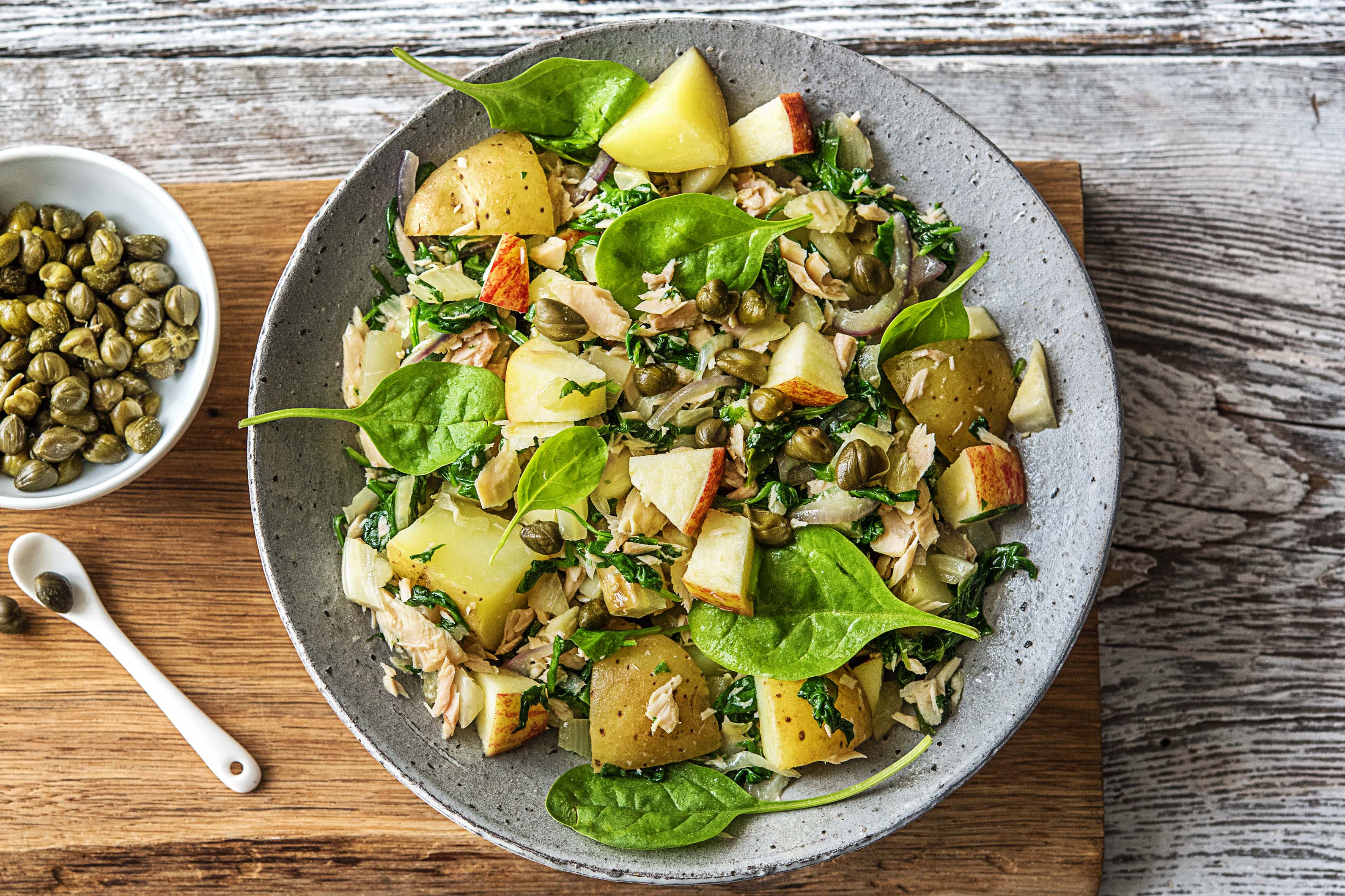 Salade met tonijn en Opperdoezer Ronde aardappel Recept | HelloFresh