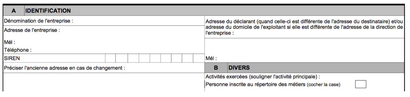 Comment remplir le formulaire 2031
