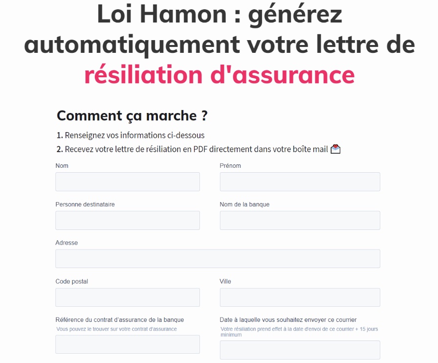Comment écrire une lettre de résiliation d'assurance de prêt immobilier