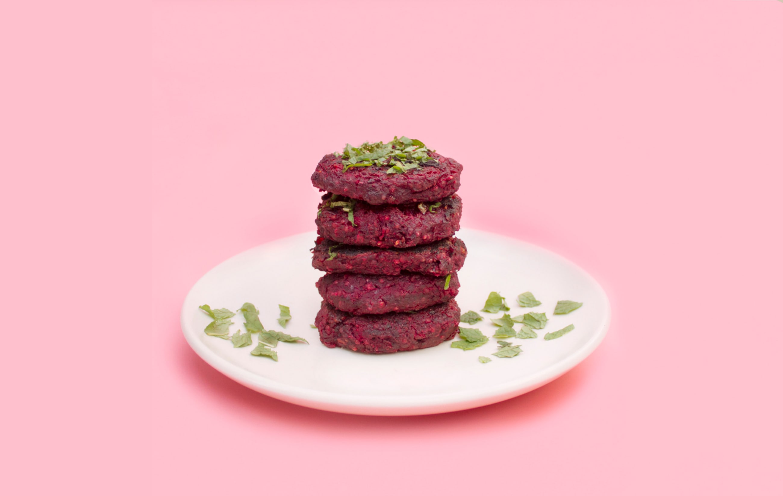 Mini Beet Burger Recipe - Yumi Organic Baby Food