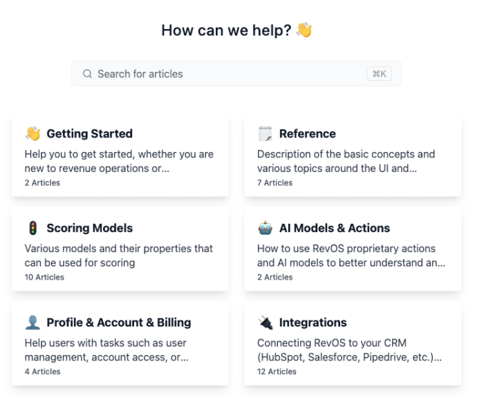 RevOS Documentation & Support