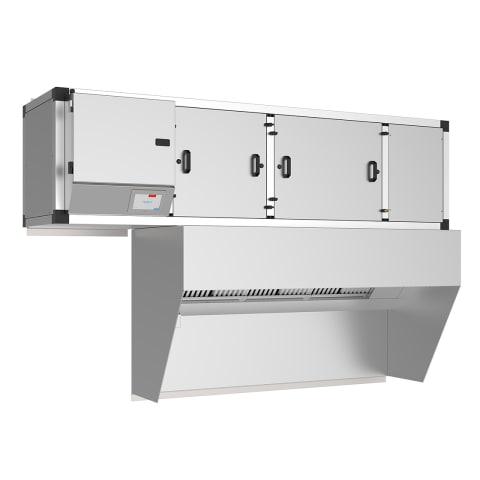 Halton KVF Capture Jet Canopy with Side-Jet Technology