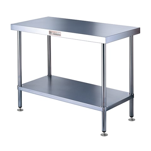 Simply Stainless Work Bench with Splashback SS02