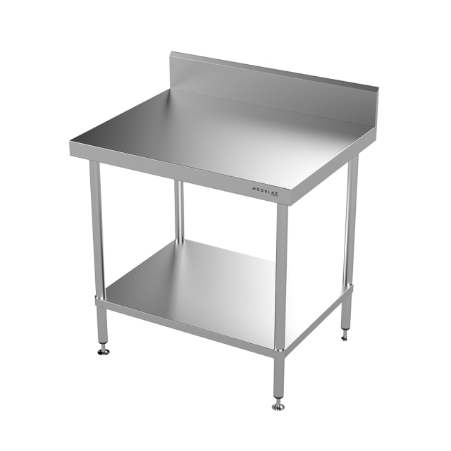 Modular Stainless Work Bench with Splashback MS.BWS