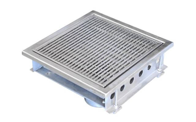 Stoddart Plumbing Floor Waste - Square Trough FW.300.300