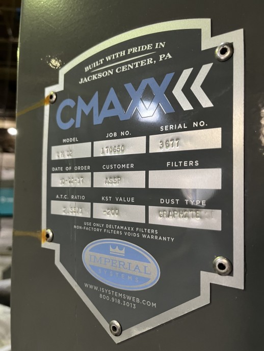 Used Imperial CMaxx CM-002 Dust Collector | Wurth Baer Machinery