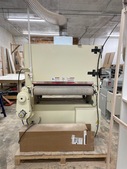 Used Shop Fox Model W1738 Wide Belt Sander | Wurth Baer Machinery