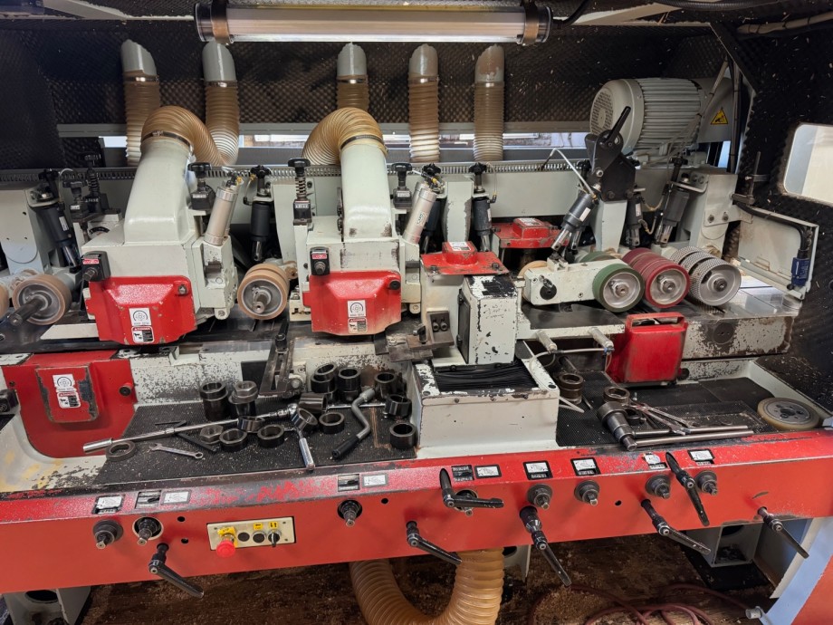 Used Leadermac LMC 623C Compact 9 in 6 Head Moulder | Wurth Baer Machinery