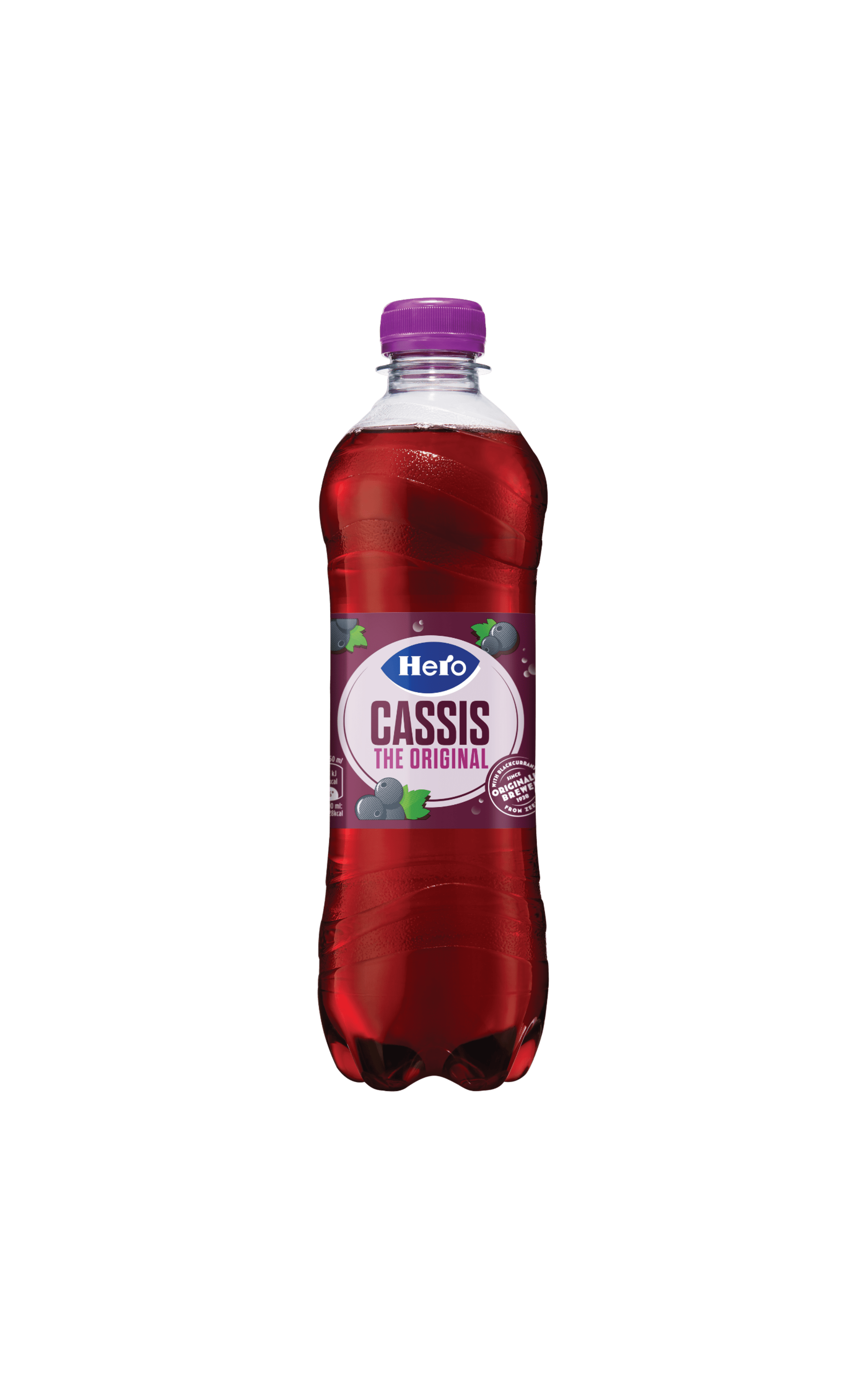 Hero 'THE ORIGINAL' Cassis 0,5 L | Producten | Hero Fruit