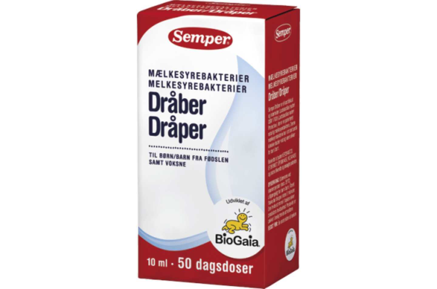 Semper Dråber med mælkesyrebakterier til baby | Semper Børnemad
