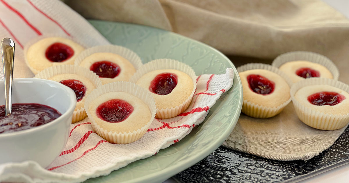 Glutenfria hallongrottor - Recept | Semper Glutenfritt