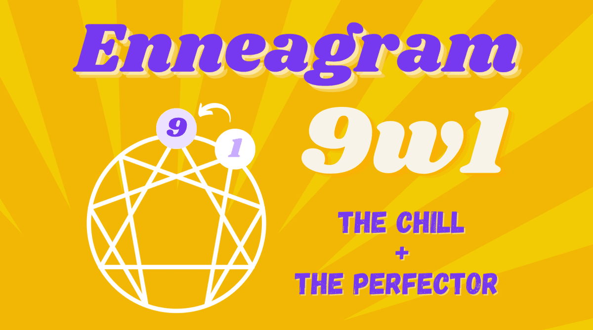 Understanding Enneagram Type 9w1 (Nine with a One Wing) • Personality ...