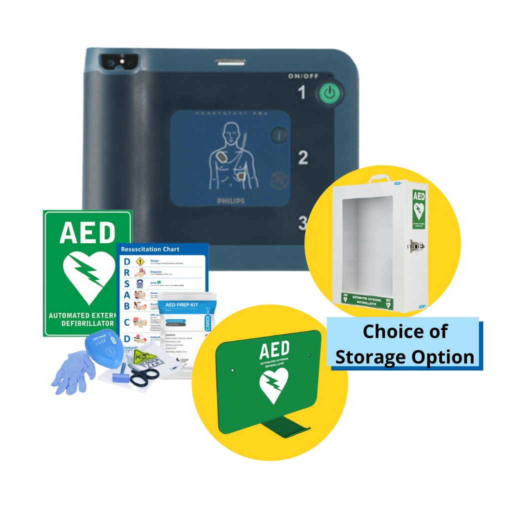 Philips HeartStart FRx Semi-Automatic Defibrillator Bundle