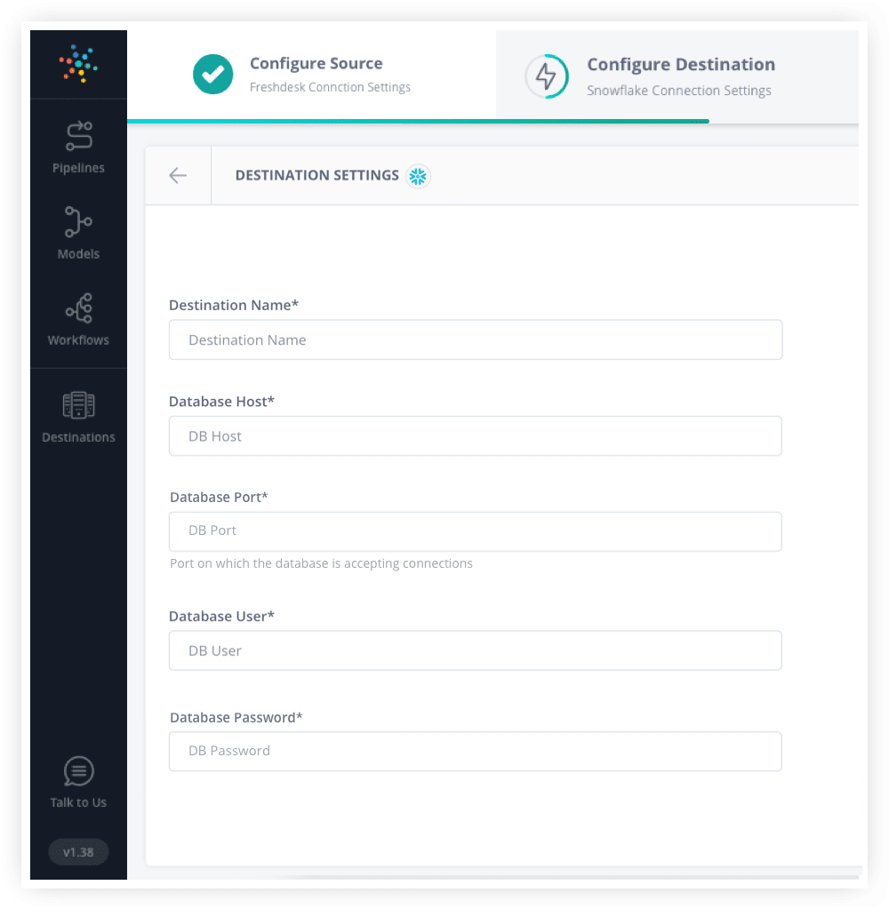 Freshdesk to Snowflake: Move Data in Minutes