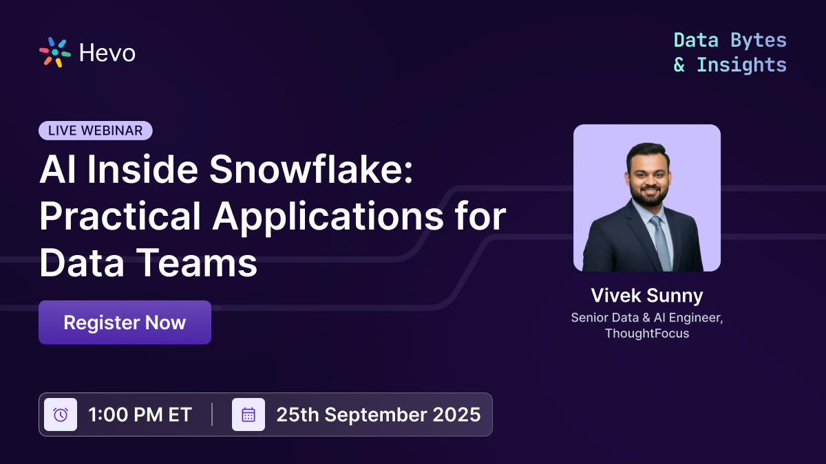AI Inside Snowflake: Practical Applications for Data Teams