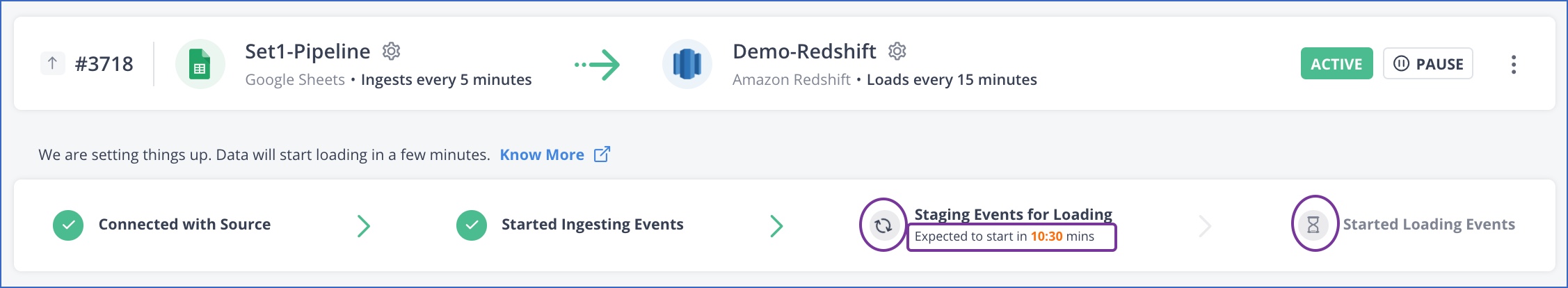 Viewing Pipeline Progress - Hevo Data