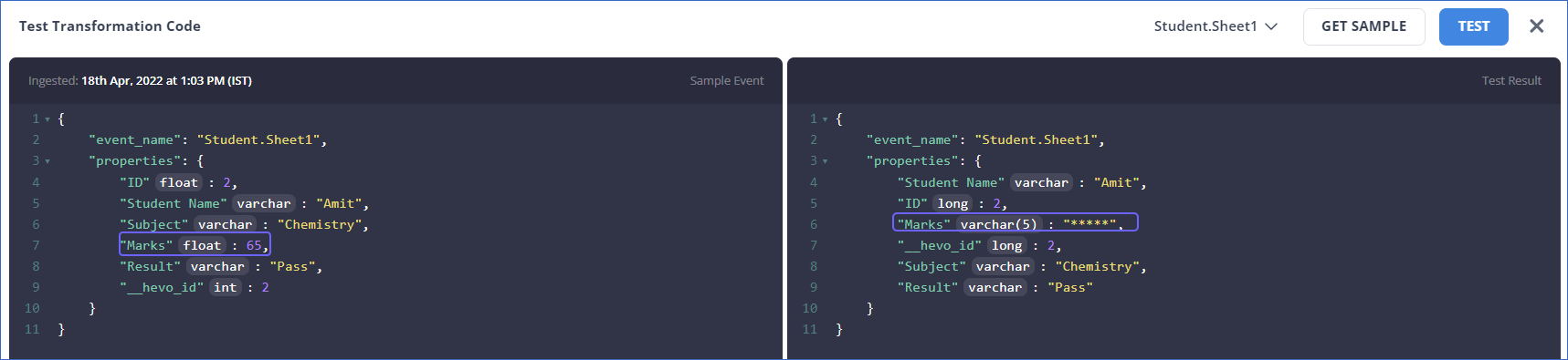 Mask Fields - Hevo Data