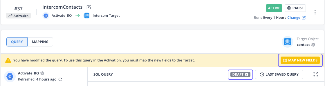 Modifying the Activation Query - Hevo Data