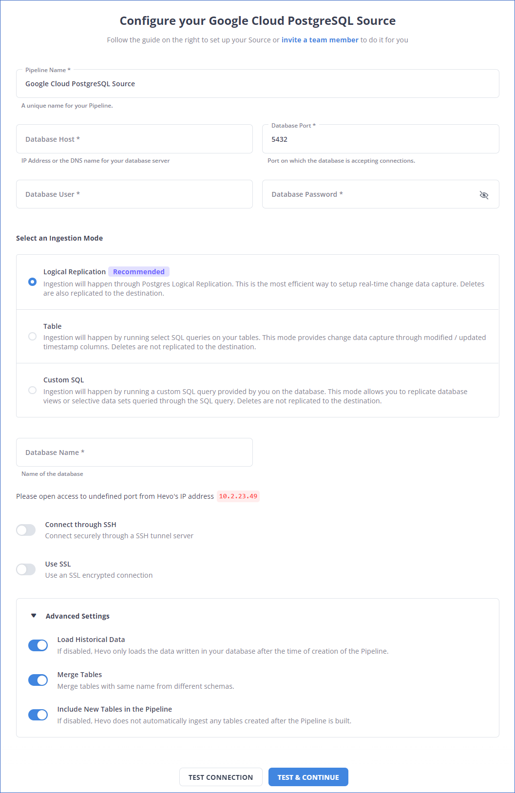Google Cloud PostgreSQL - Hevo Data