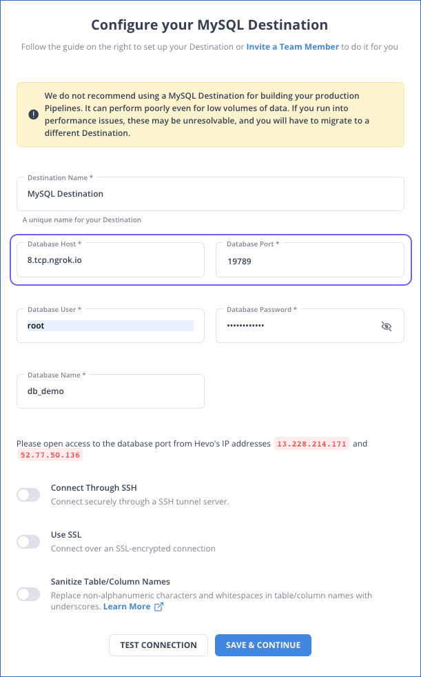 Connecting to a Local Database - Hevo Data