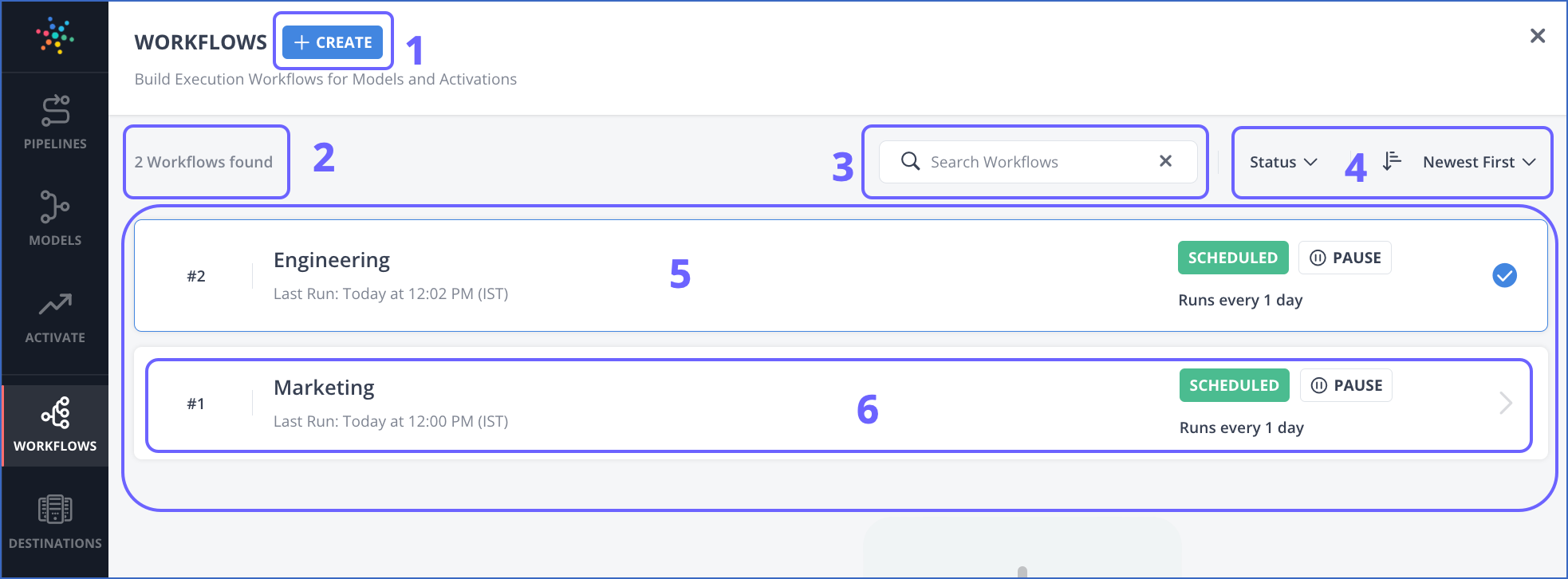 Familiarizing with the Workflows UI - Hevo Data Familiarizing with the Workflows UI - Hevo Data