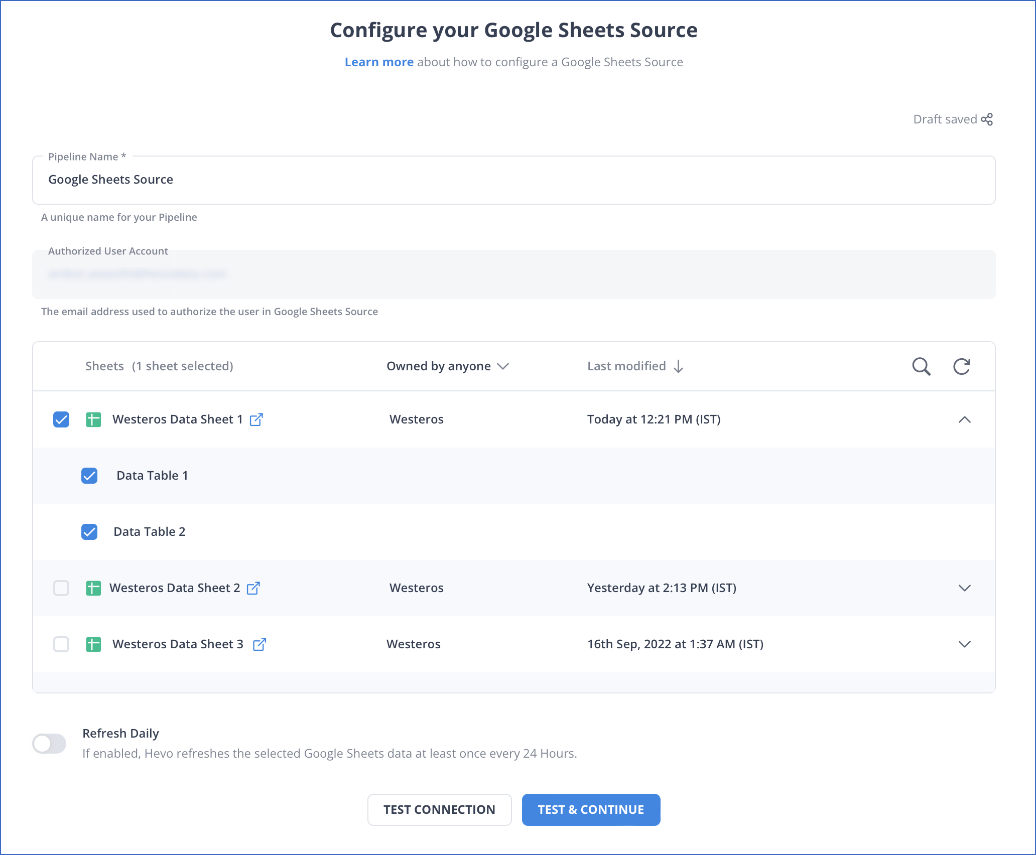 Google Sheets - Hevo Data