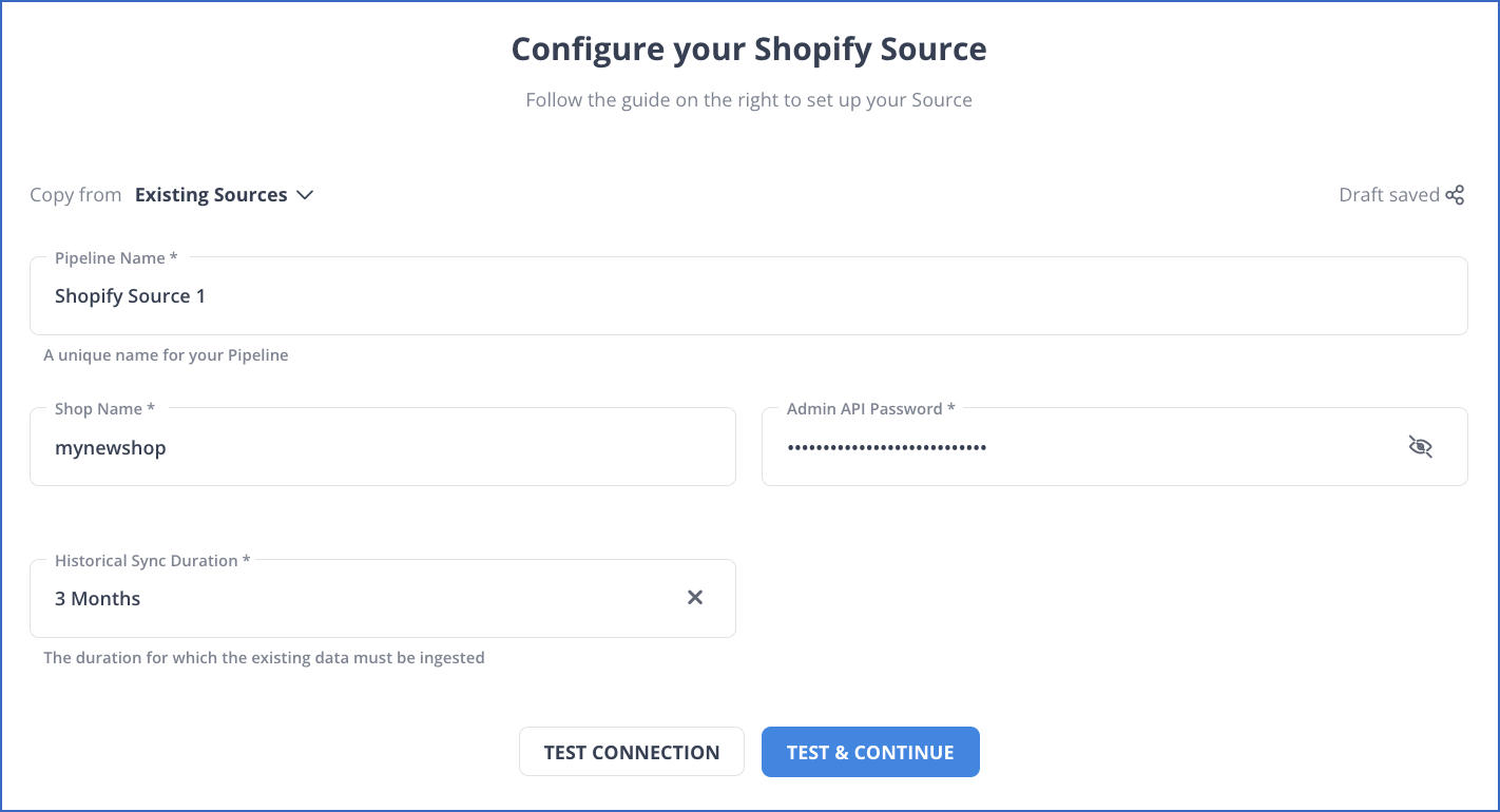 Shopify App - Hevo Data