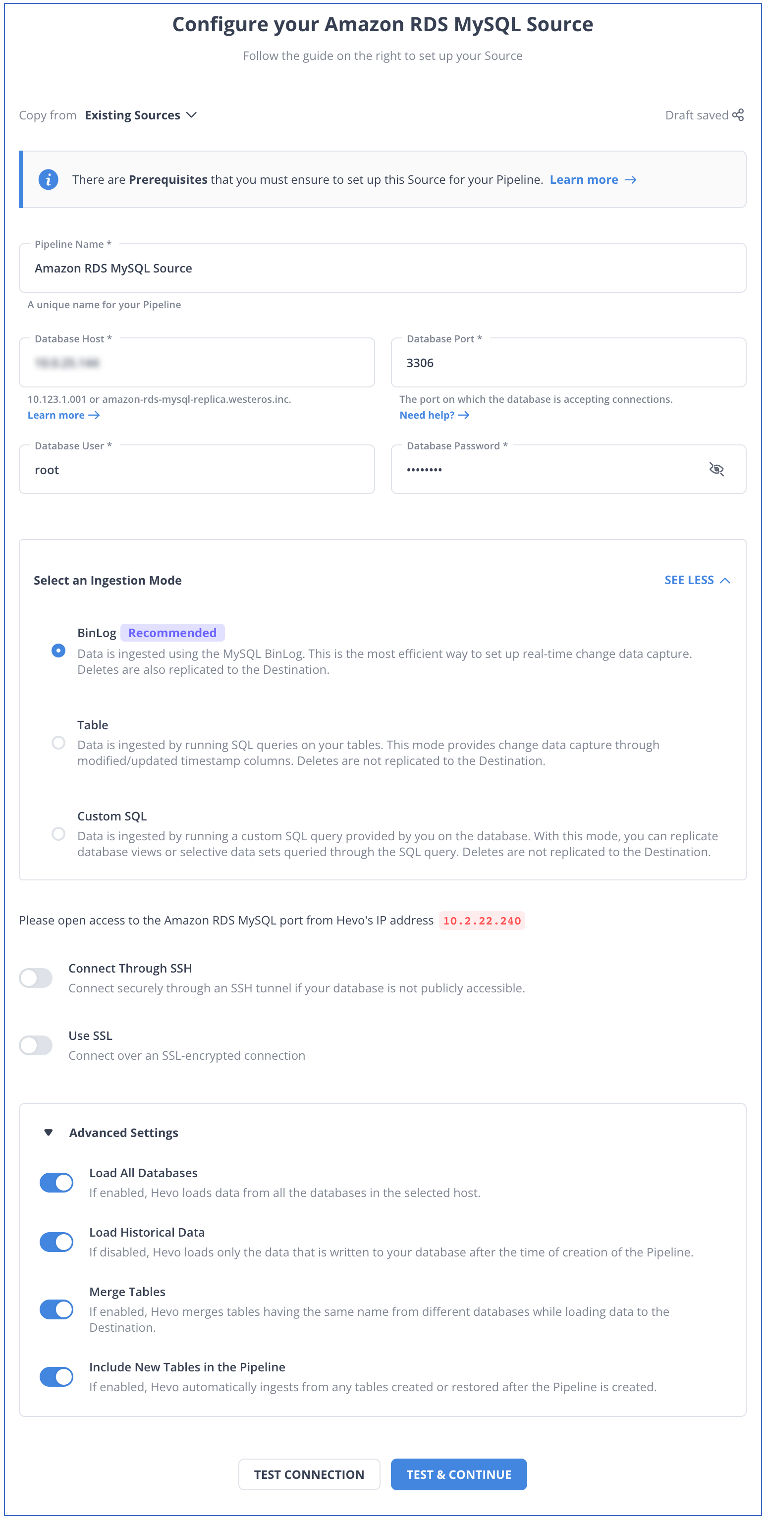 Amazon RDS MySQL - Hevo Data