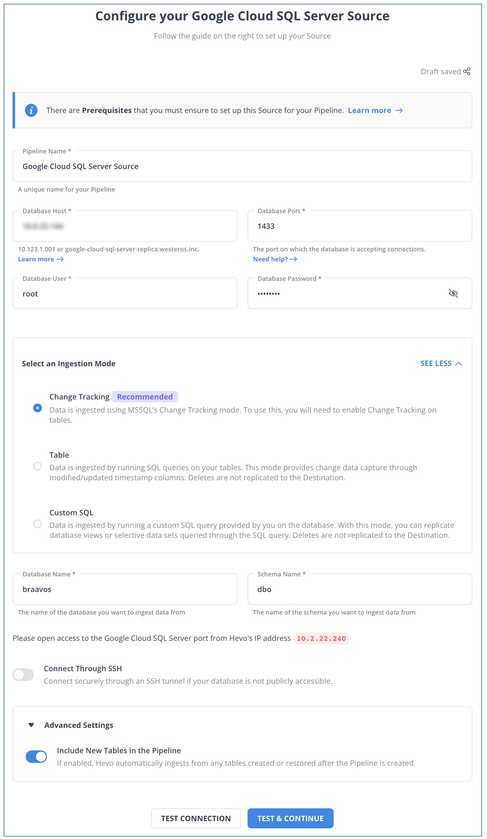 Google Cloud SQL Server - Hevo Data