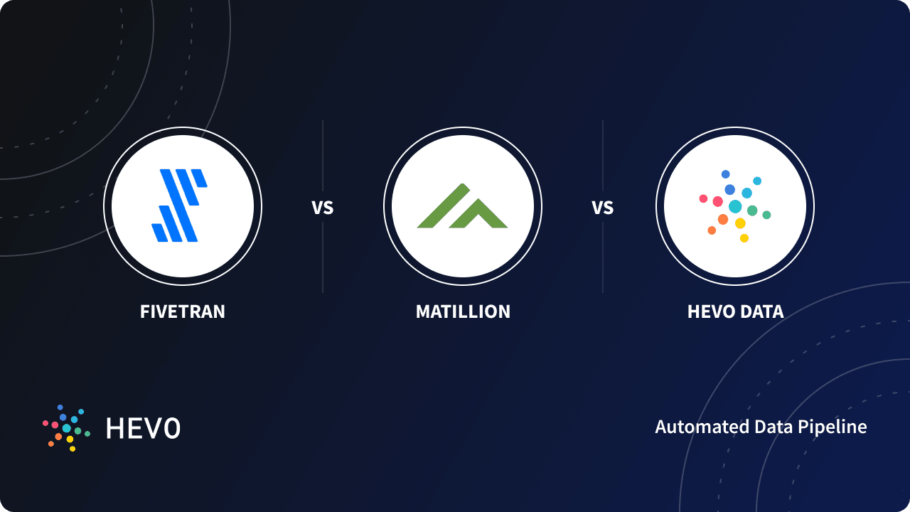 Fivetran Vs Matillion Vs Hevo Data: Comprehensive Analysis 101 Fivetran Vs Matillion Vs Hevo Data: Comprehensive Analysis 101