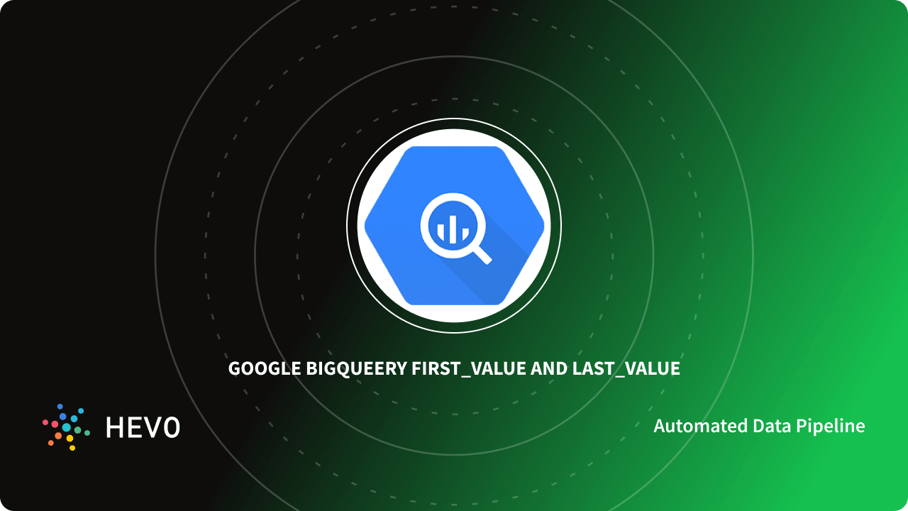 Google BigQuery FIRST_VALUE and LAST_VALUE Functions Simplified 101 ...