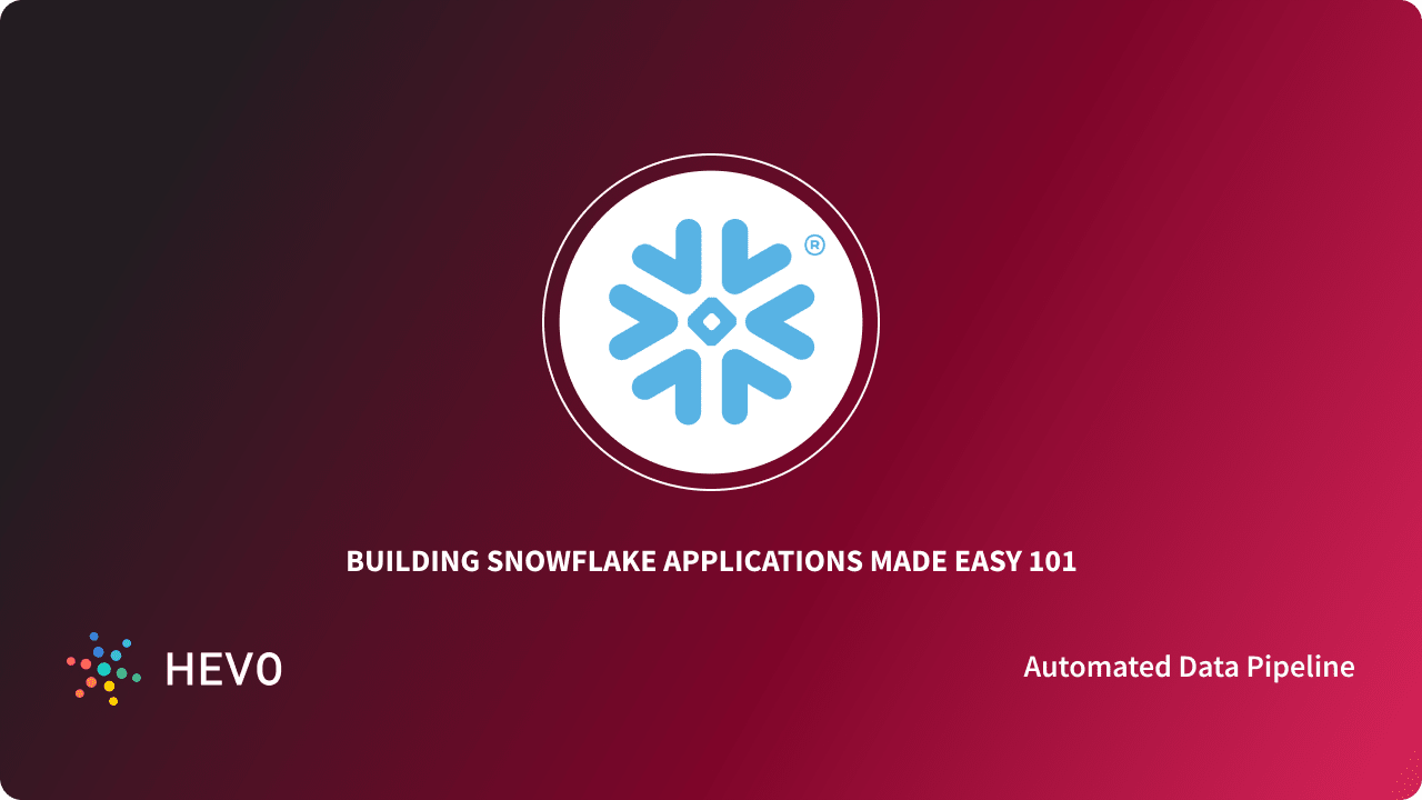 Building Snowflake Apps Made Easy 101