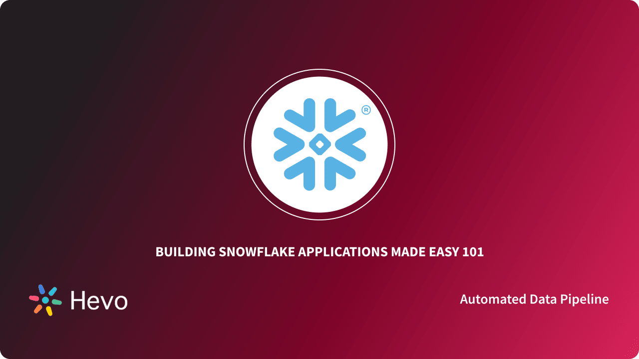 Building Snowflake Apps Made Easy 101