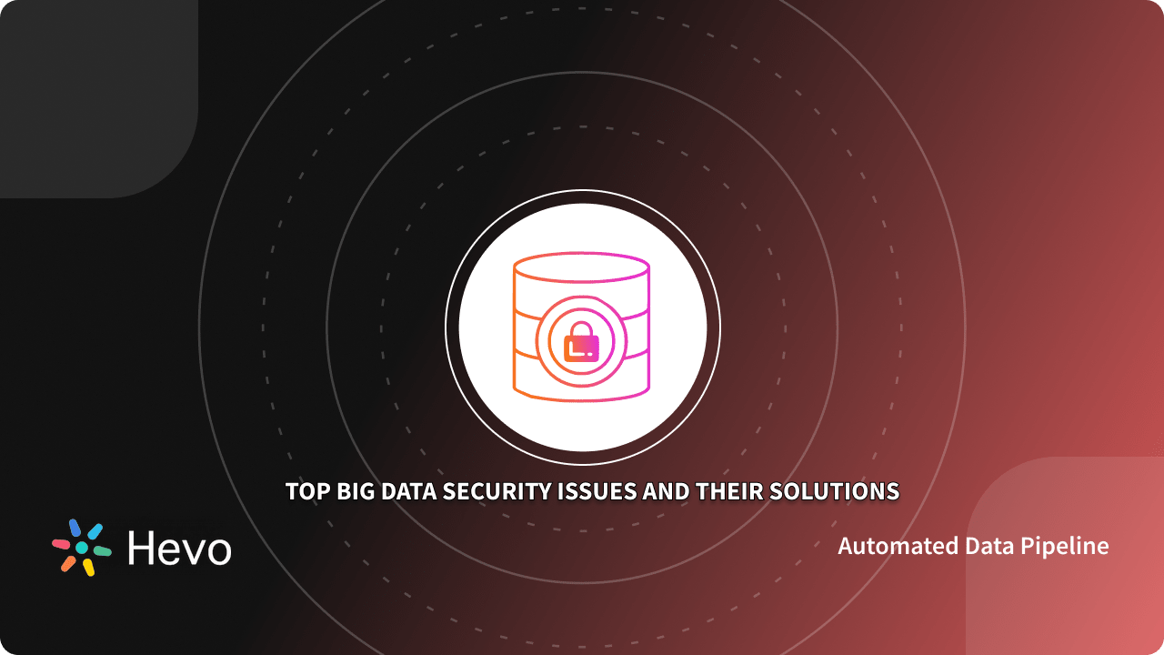 Top 7 Big Data Security Issues and Their Solutions - Learn | Hevo