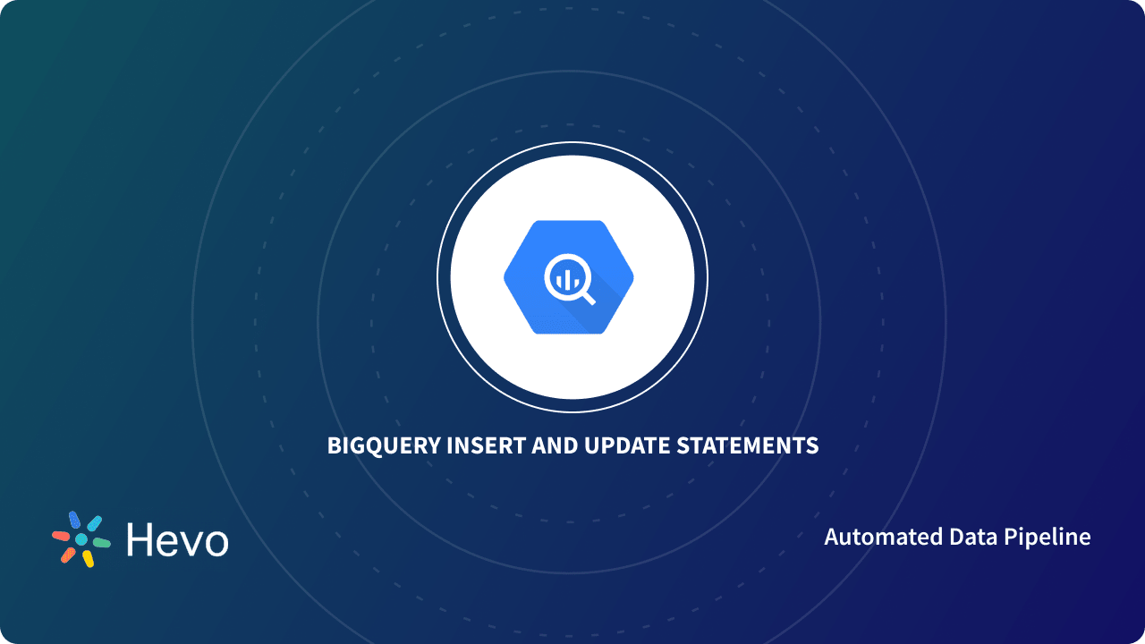 BigQuery INSERT and UPDATE Commands: In-Depth | Hevo