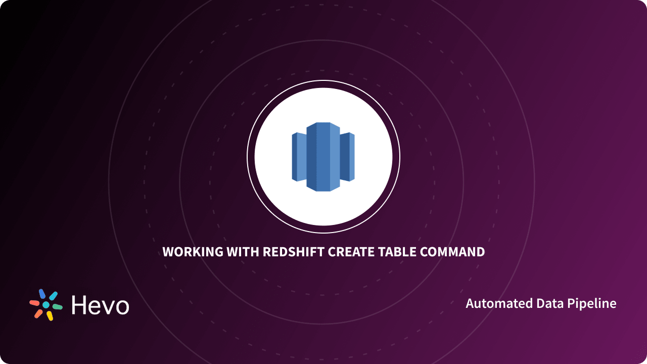 Redshift Create Table How To Create Command And 7 Examples