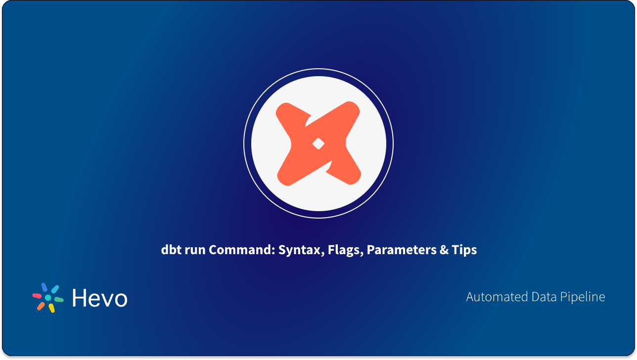 dbt run Command: Syntax, Flags, Parameters & Tips