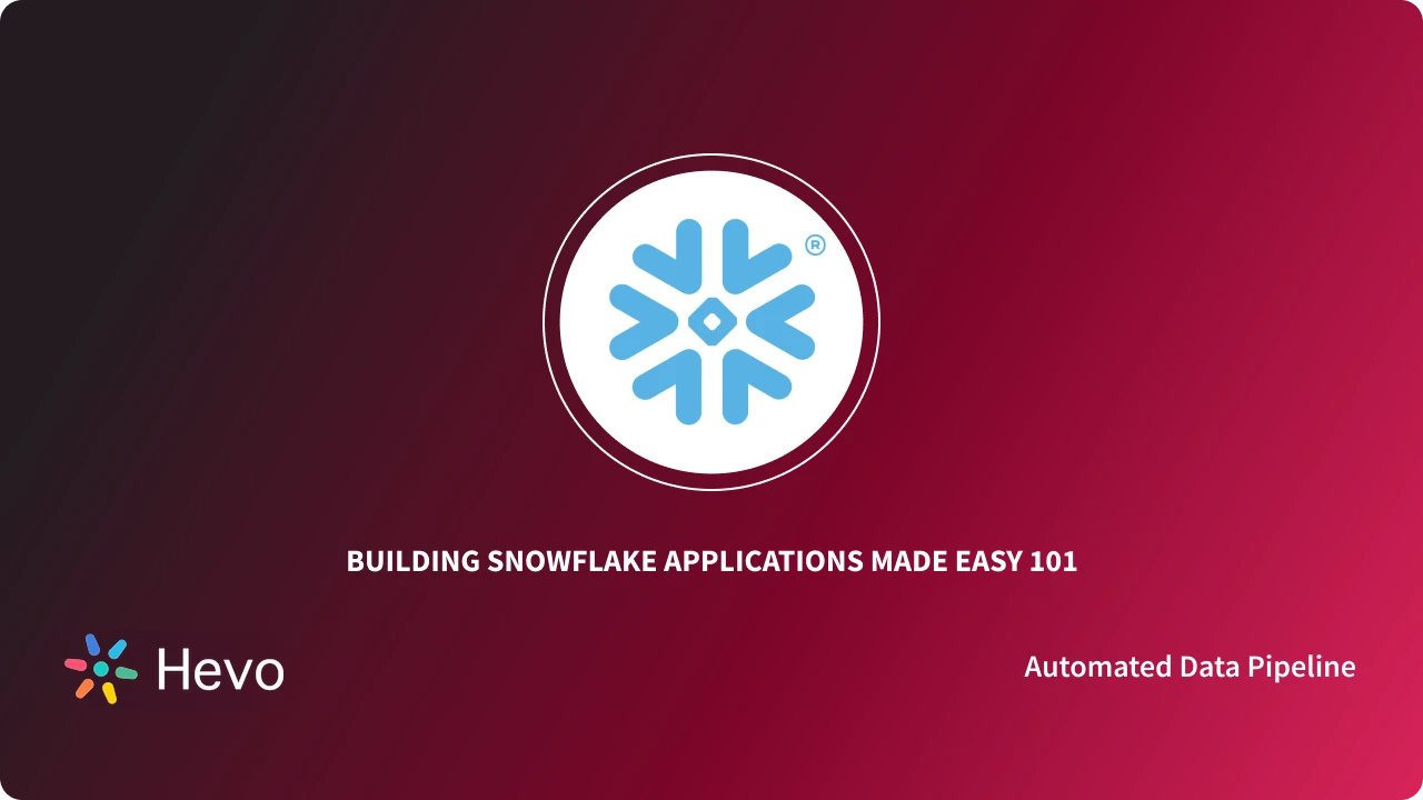 Building Snowflake Apps Made Easy 101