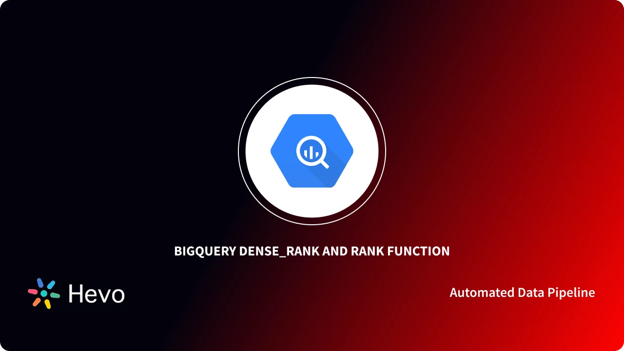 Working with BigQuery Dense_Rank & Rank Functions: Made Easy - Learn | Hevo