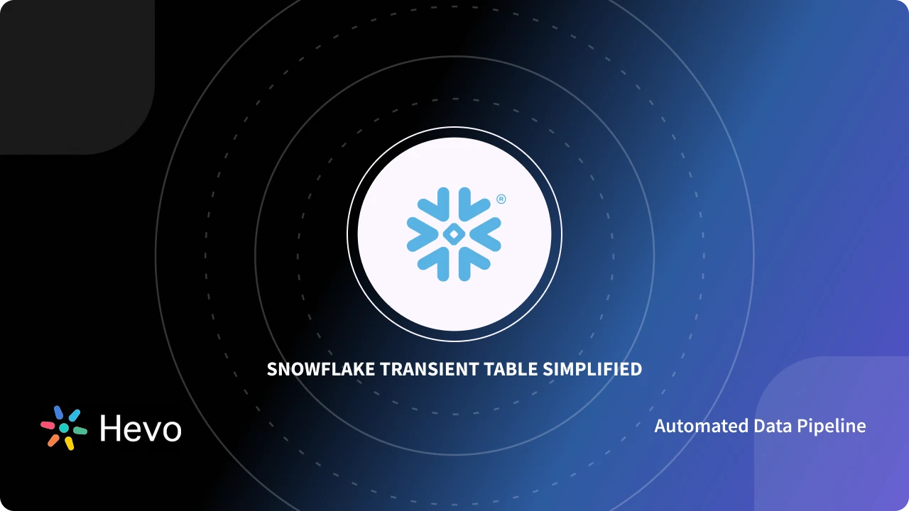 What is the Snowflake Transient Table | Hevo What is the Snowflake Transient Table | Hevo