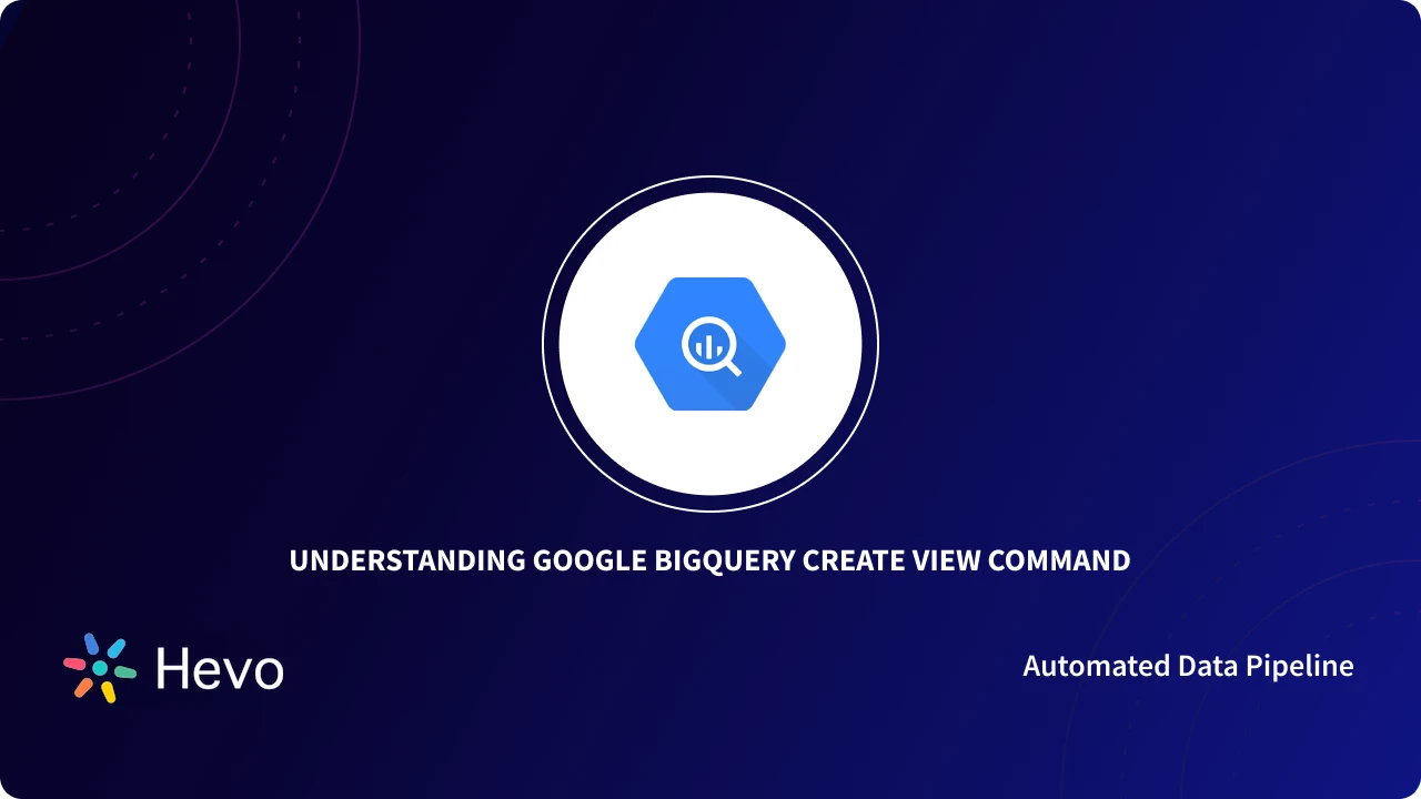 BigQuery Create View Command: Syntax & Examples Simplified 101 - Learn | Hevo