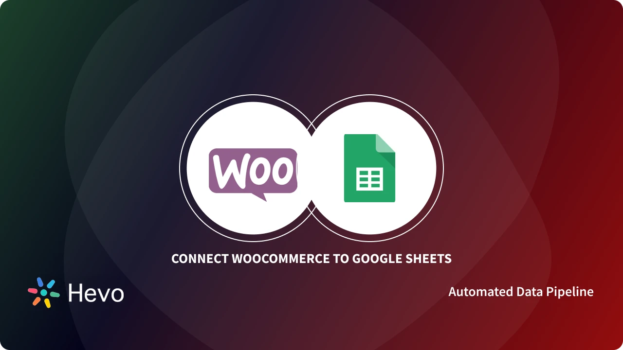 Connect WooCommerce to Google Sheets: 3 Easy Steps - Learn | Hevo