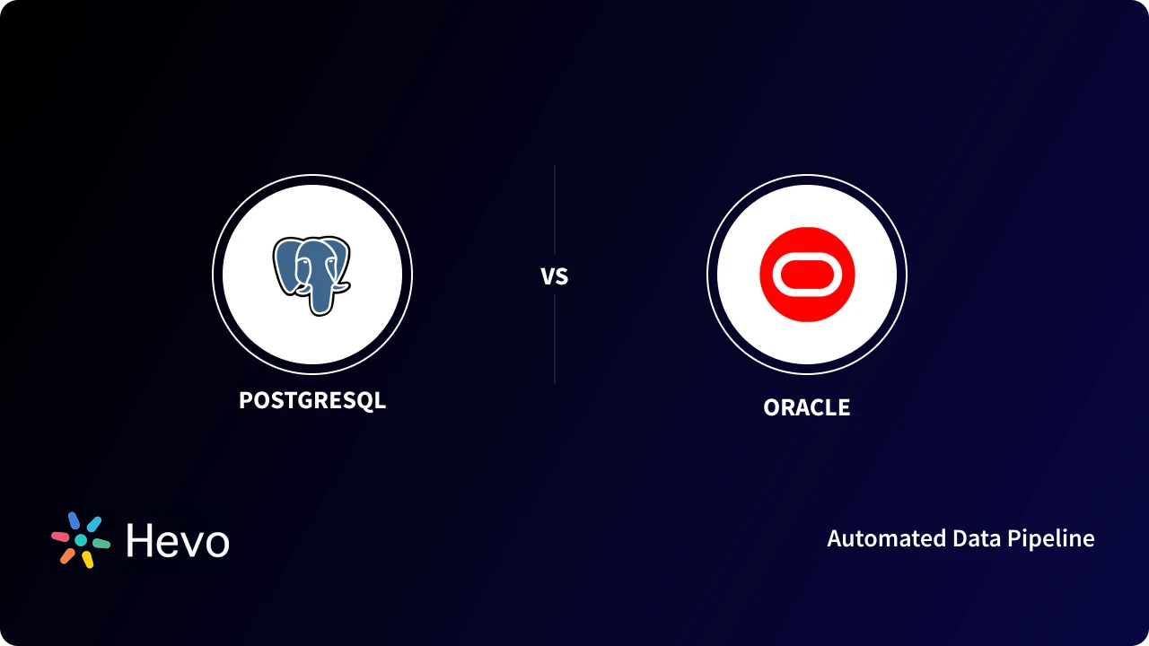 PostgreSQL vs Oracle: 6 Critical Differences | Hevo PostgreSQL vs Oracle: 6 Critical Differences | Hevo