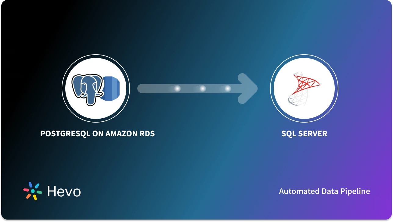 PostgreSQL on Amazon RDS to SQL Server: 2 Easy Ways to Integrate Data - Learn | Hevo